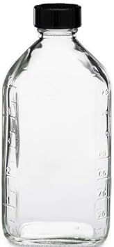Amazon.com: 6 Ounce Clear Glass Graduated Oval RX Medicine/Liquor ...