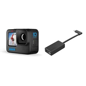 GoPro HERO10 Black - Waterproof Action Camera with Front LCD and Touch Rear Screens, 5.3K60 ...