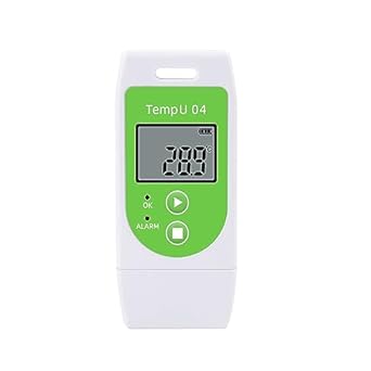 Tzone Temperature Data Logger USB Reusable Temp Recorder with PDF CSV Reports, Digital ...