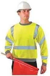 Amazon.com: Occunomix LUX-SWT3-O2X Crew Premium Wicking Safety Shirt ...