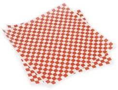 Amazon.com: Checkered Deli Basket Liner, 12 X 12 Inches, Red and White ...