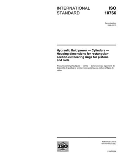 ISO 10766:2006, Hydraulic fluid power - Cylinders - Housing dimensions ...