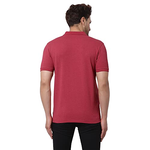 Red Tape Men Maroon Melange Solid T-Shirt - Price History