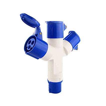 Buy CONTROL 3-Way 16A Splitter Plug Socket 3 Pin Waterproof Electrical ...