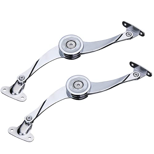2 Pieces Lid Support Hinge, nuumee Folding Lid Stay Hinge Buffer Damper ...