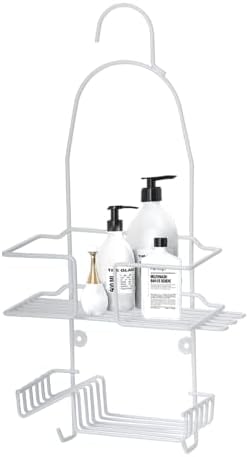 Blue Canyon 3 Tier Adjustable Plastic Shower Caddy, Hanging Caddy, No ...