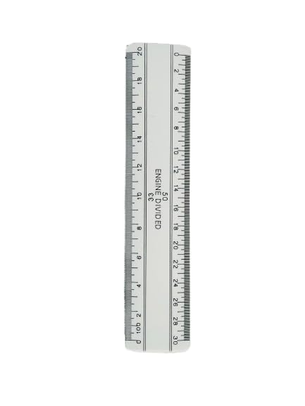 Mini 6-Inch Land Survey Scale – Chakbandi & Patwari Measurement Ruler ...