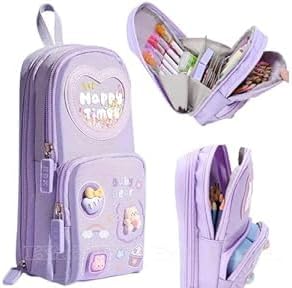 Galaxy Hi-Tech Pencil Case 3 Compartment Cute Aesthetic Pencil Case for ...
