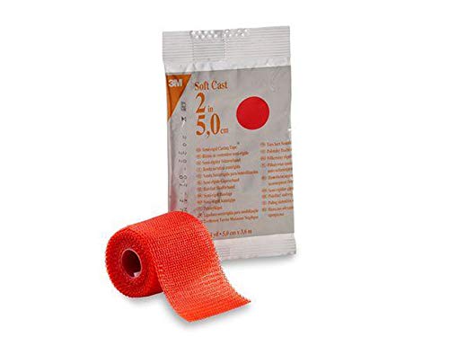 3M – Soft-Cast, Casting Tape, Semi-rigid, Flexible, Fiberglass, Red ...