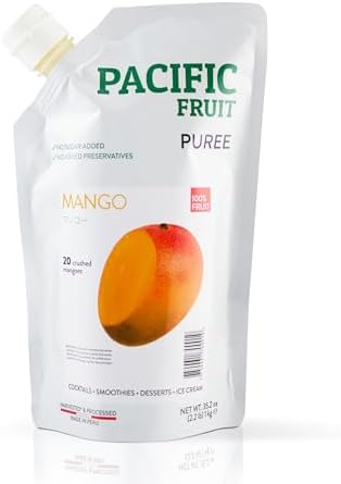 Amazon.com : PACIFIC FRUIT | Mango Puree for Cocktails | Real Mango ...