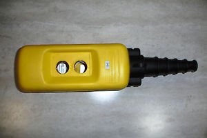 Square D Telemecanique XACA02H7 2 hole pendent Station Control Yellow ...