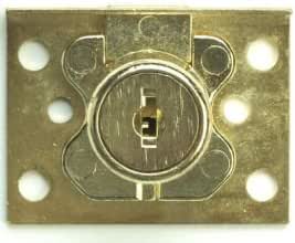 Corbin Cabinet Lock (CCL) 02065-US4-KA Deadbolt Drawer Lock, 7/8 ...