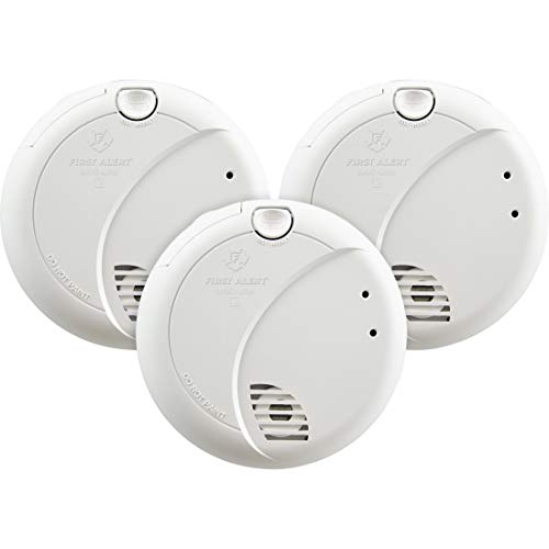 First Alert Hardwired Wireless Smoke Alarm with Photoelectric Sensor ...
