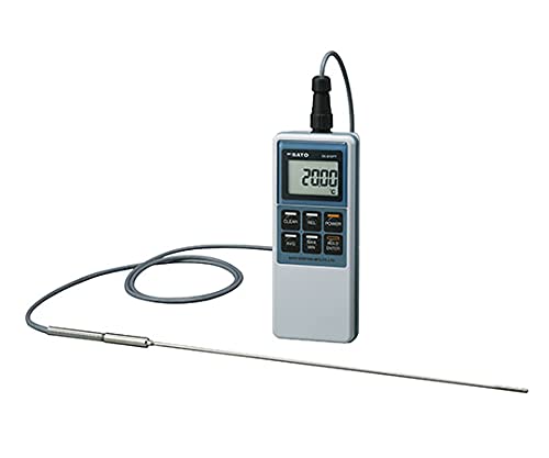 Amazon | 佐藤計量器製作所 JCSS校正証明書付 精密型デジタル標準温度計/中温センサ スリーブ 付き SK-810PT/S810PT-52 | 温度センサー | 産業・研究開発用品 通販