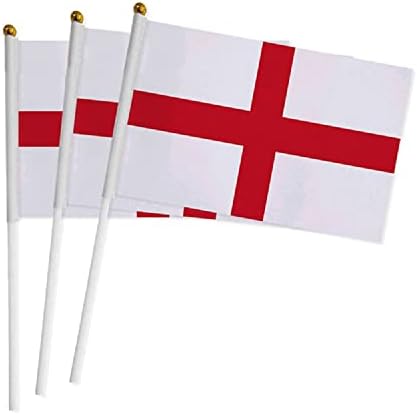 Amazon.com: England Flag English Small Stick Mini Hand Held Flags ...