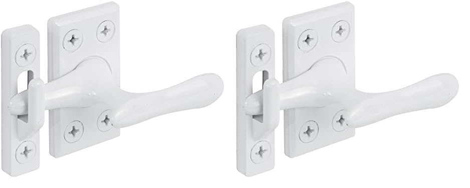 Prime-Line U 9936 Diecast with White Finish, Casement Window Sash Lock ...