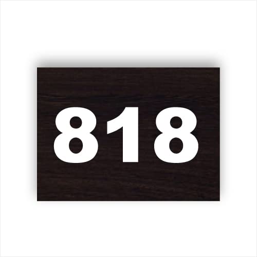 Number - 818, Wooden Number Plate, 18mm Thickness Wood Board,Wood Board ...