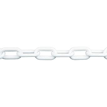 Amazon.com: TRUSCO TPCB8-3W Plastic Chain, White, 0.3 inches (8 mm) x 9 ...