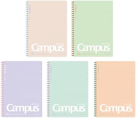 Amazon.co.jp: Kokuyo Campus Soft Ring Notebook, B5, Dot B Ruled ...