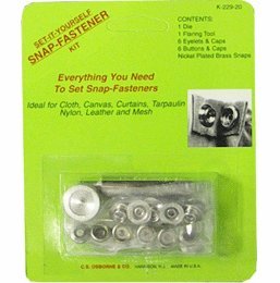 Amazon.com: Set-IT-Yourself SNAP-Fastener KIT Standard Snaps : Arts ...