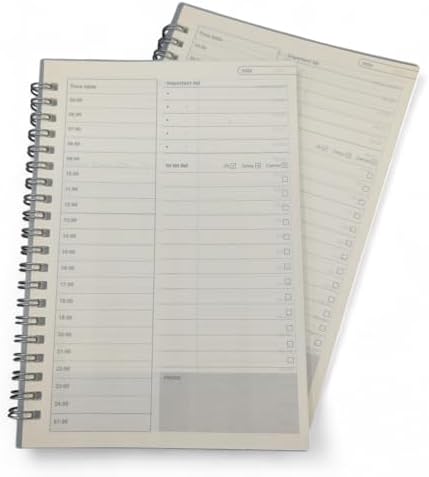 2 Pack To do List Planner Notebook, 240 Pages A5 Lined Notebooks ...