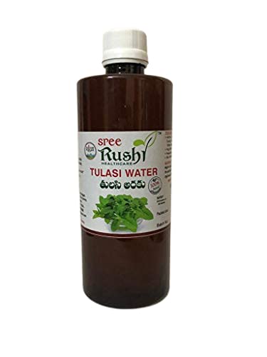Sree Rushi Natural Tulsi Water for Skin, Face, Cough, Cold, Immunity ...