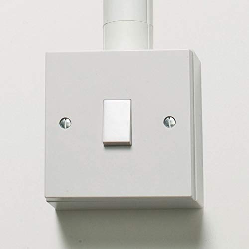 D-Line Single Socket Box, Pattress Box, Surface Mount Back Box, 28mm ...