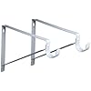 Amazon.com: QCAA Heavy Duty Shelf Rod Bracket, 12.6" x 10.5", Powder ...
