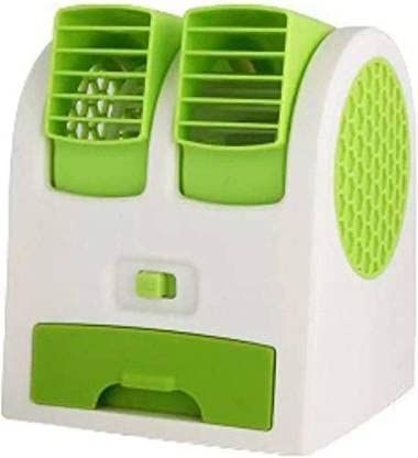 Amzing Mini Portable Dual Bladeless Small Air Conditioner Water Air ...