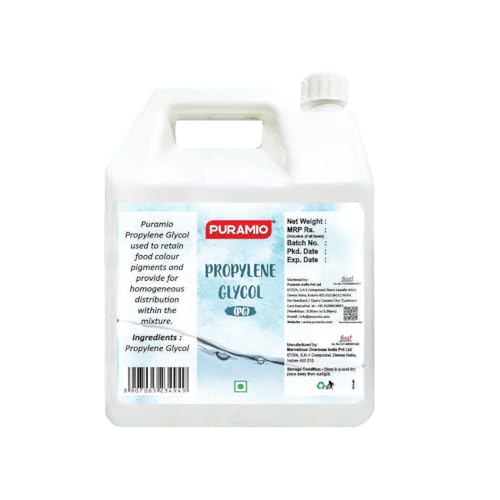 Puramio Propylene Glycol Liquid Food Grade (PG)-Water Soluble ...