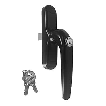Budget Face-Fitting Technal Style Peg Window Handle Black : Amazon.co ...
