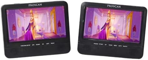 Amazon.com: Proscan 7" Dual Screen Portable CD DVD Player with SD Card ...