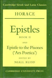 Amazon.com: Horace: Epistles Book II and Ars Poetica (Cambridge Greek ...