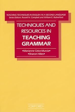 Amazon.com: Techniques and Resources in Teaching Grammar (Teaching Techniques in English As a ...