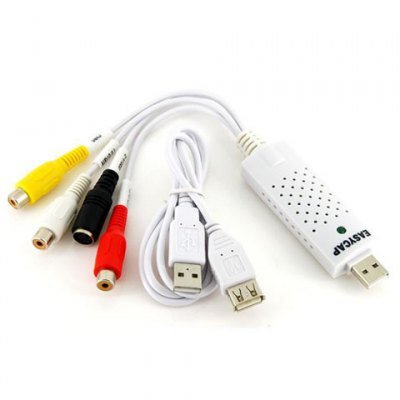EasyCap Capture USB 2.0 Video Adapter With Audio (White) : Amazon.in ...