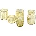 Amazon.com: Koyal Wholesale Gold Mixed Glass Candle Holders, 6-Pack ...