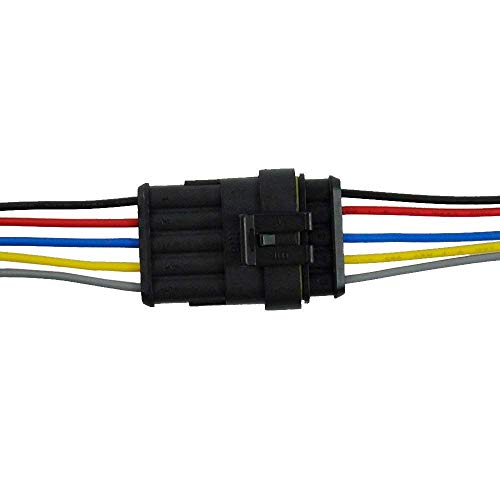 Snapklik.com : 5 Pin Way Car Waterproof Wire Connector Plug Auto ...