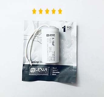 Lexur 3.5uF (MFD) Ceiling Fan Capacitor 440v AC (Pack of 1) : Amazon.in ...