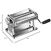 Amazon.com: MARCATO Made in Italy Atlas 150 Roller Manual Pasta Machine ...