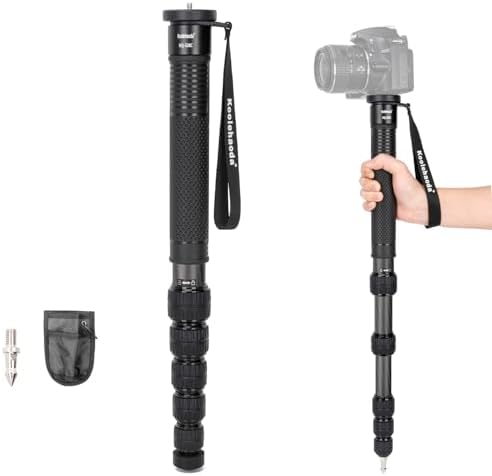 Amazon.com : Koolehaoda 69-Inch Monopod for Camera, 32mm Tube Carbon Fiber Monopod Unipod Stick ...