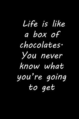 Life is like a box of chocolates. You never know what you’re going to ...