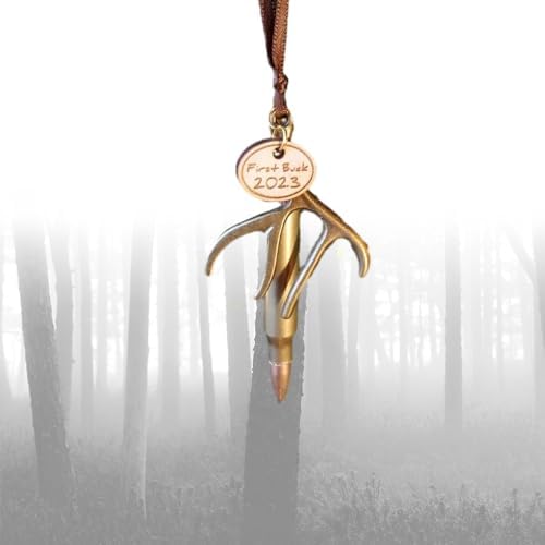 Amazon.com: 2023 Hunting Christmas Tree Ornament, Vintage Deer Hunt ...