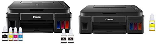 Canon PIXMA G3000 All-in-One WiFi Ink Tank Colour Printer with 2 ...