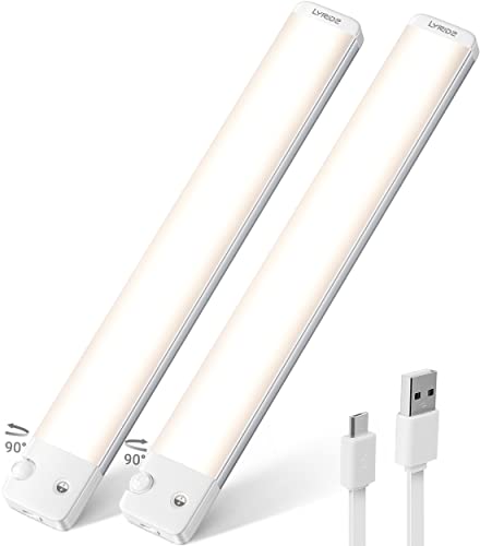 Amazon: 2-Pack 80-LED Motion Sensor Under Cabinet Lights Wireless, 0-90 ...