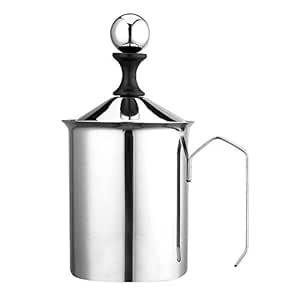 Manual Milk Frother Container Double Layer Handheld Milk Frothing ...