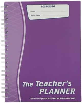 Educational Planning Books - The Teachers Planner Wirobound 2025-26 ...