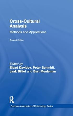 Amazon.com: Cross-Cultural Analysis: Methods and Applications, Second Edition (European ...