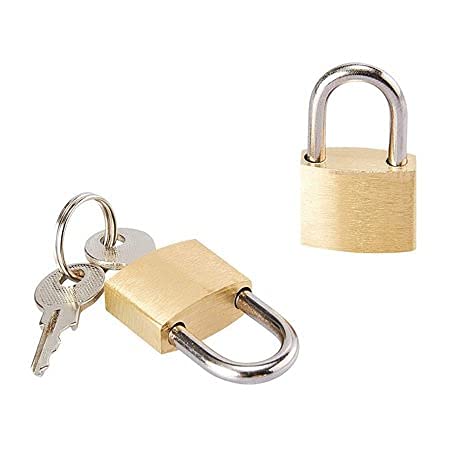 Sorzy 25MM Small Lock and Key for Luggage, Padlock for Securing Luggage ...