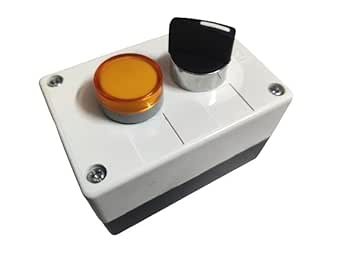2 Way Control Box with Yellow Pilot Indicator & Selector Switch 2 ...