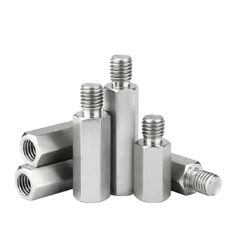 10Pcs M2 M2.5 M3 Hex Standoff Male to Female 304 Stainless Steel ...